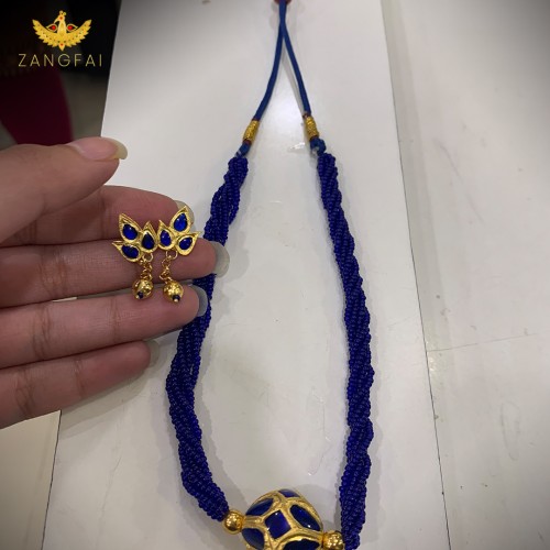 Assamese Traditional pepa set | pure silver gold dipped menakari