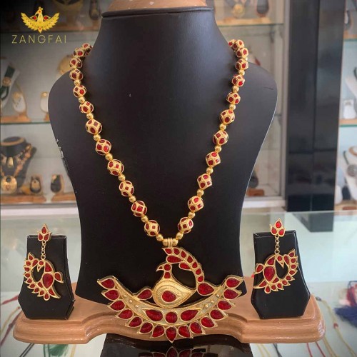 Assamese Traditional golpota junbiri set| Multilayered 24 carat gold ...