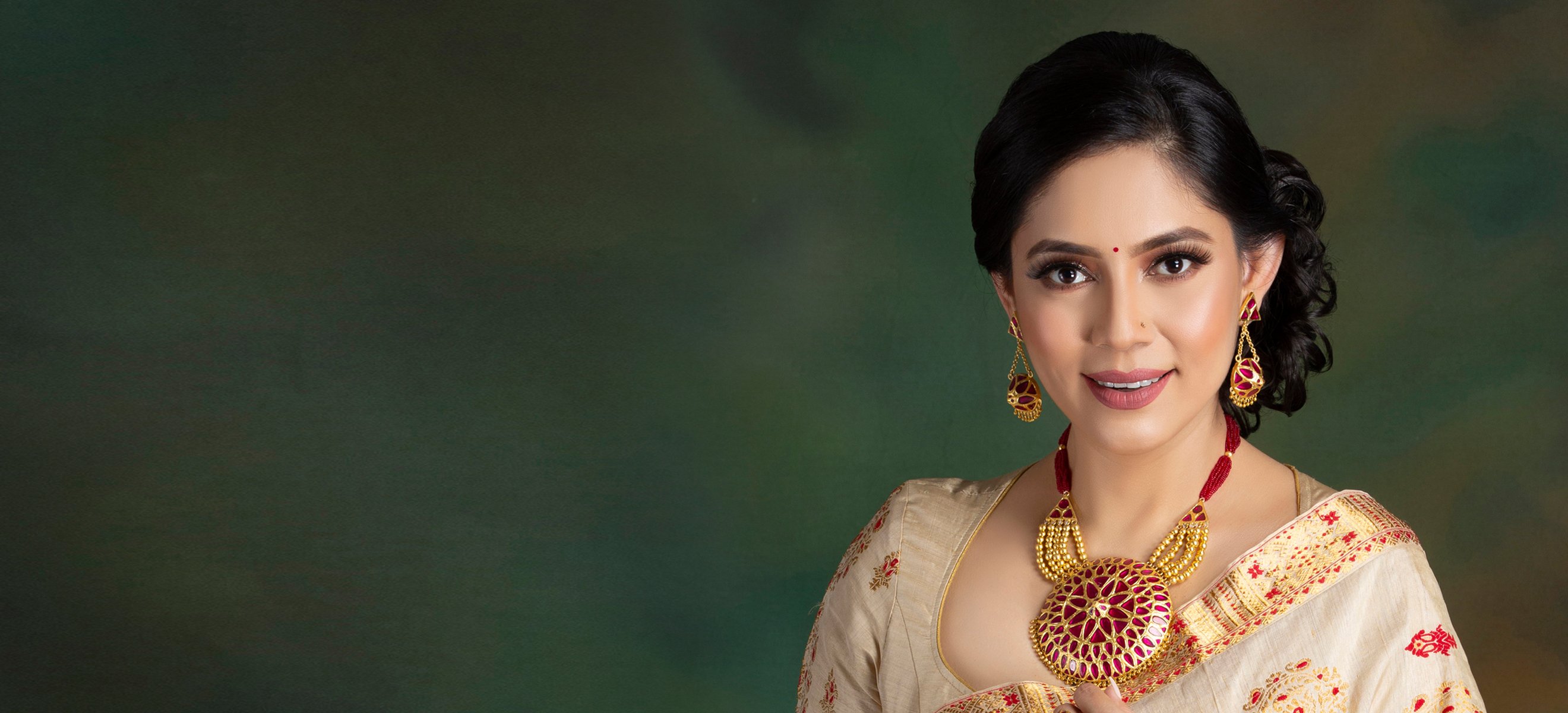 assamese traditional big jaapi set